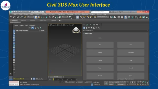 civil 3d max ui