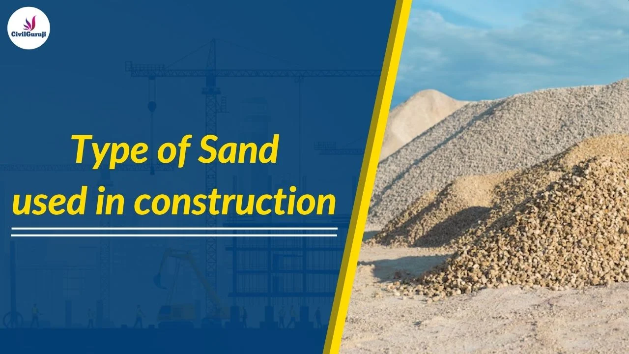 Different Types of Sands & their usage in construction