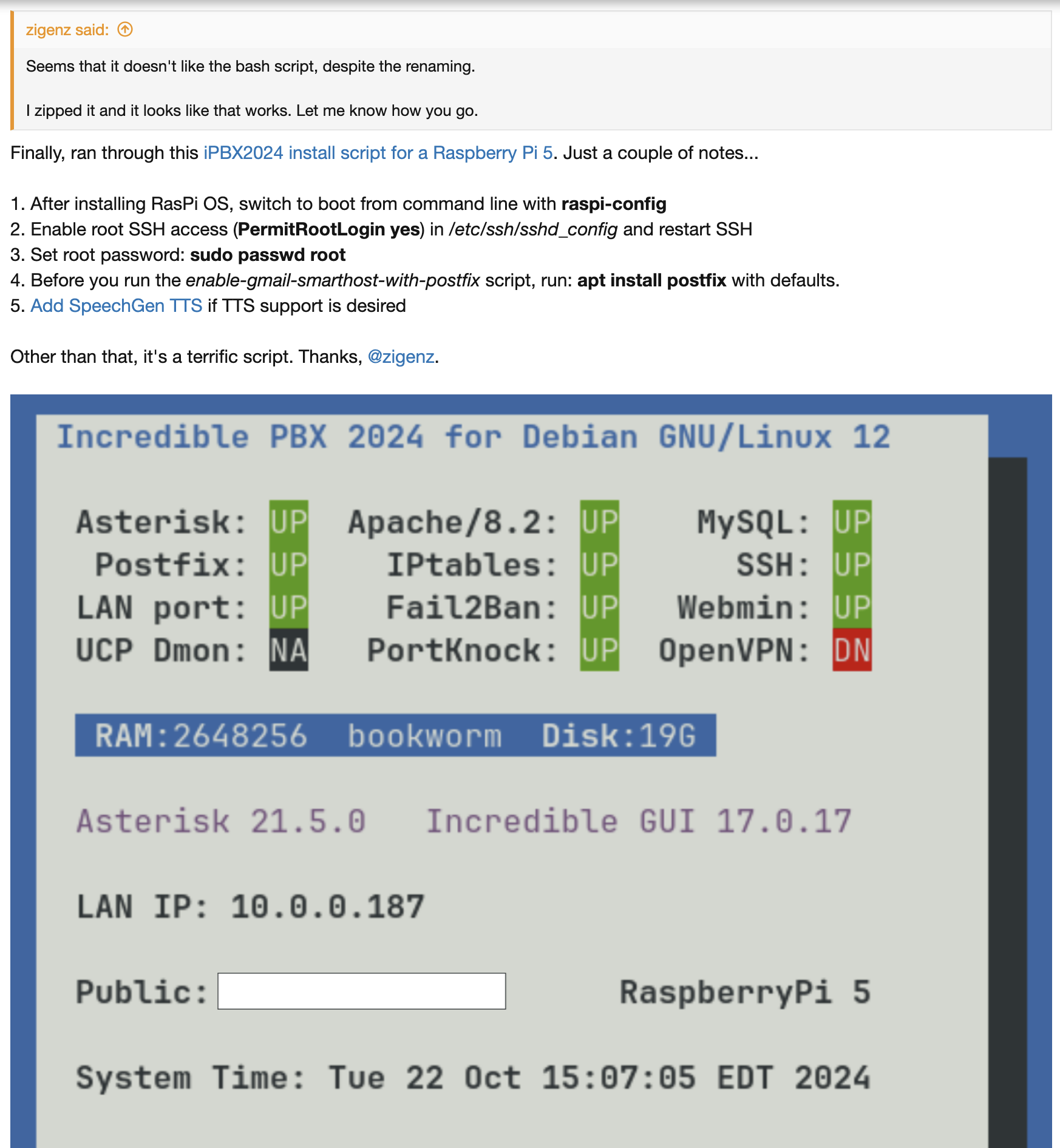 pCloud - IncrediblePBX2027-RaspberryPi