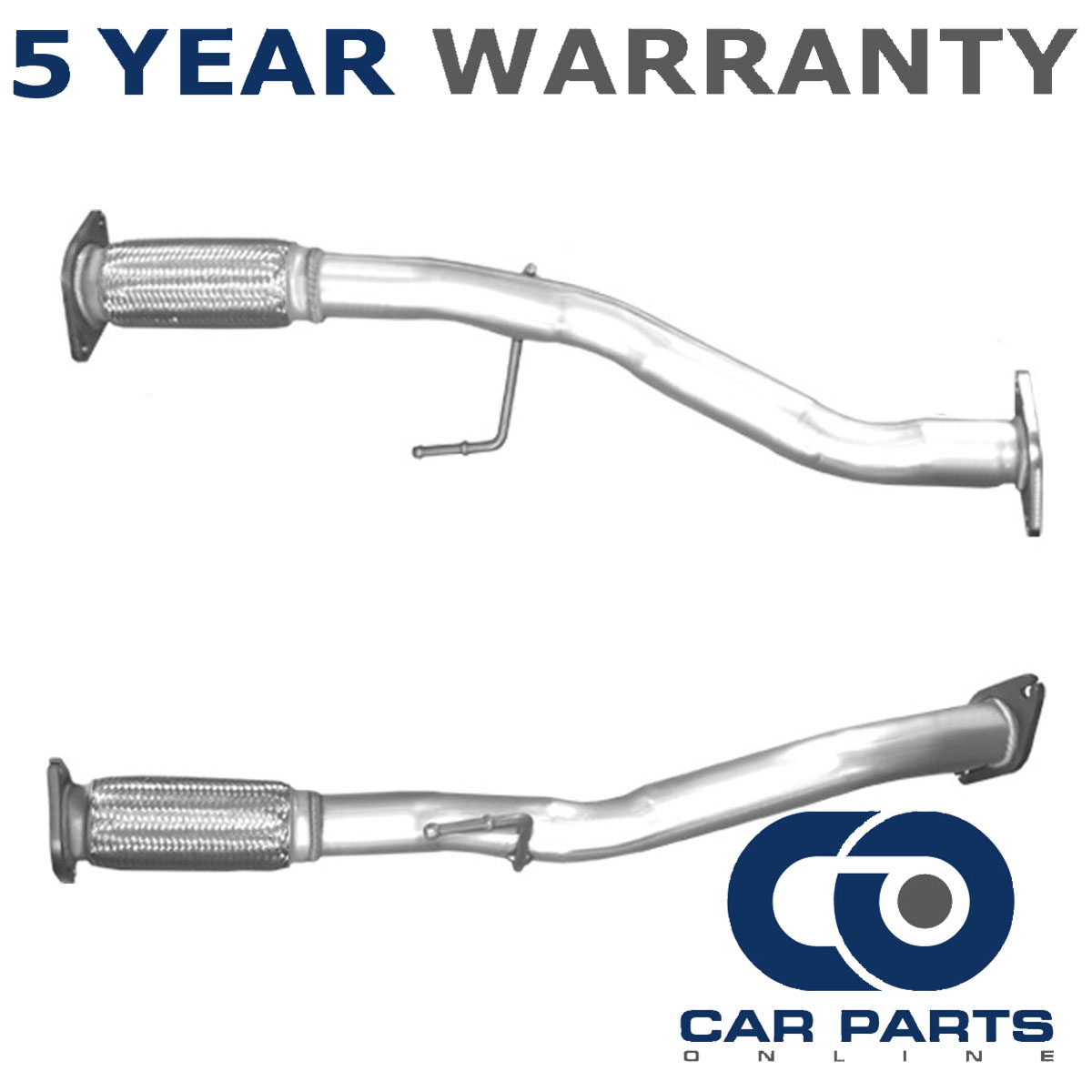 Exhaust Pipe Euro 6 Front CPO Fits Nissan Qashqai Renault Kadjar 1.2 ...