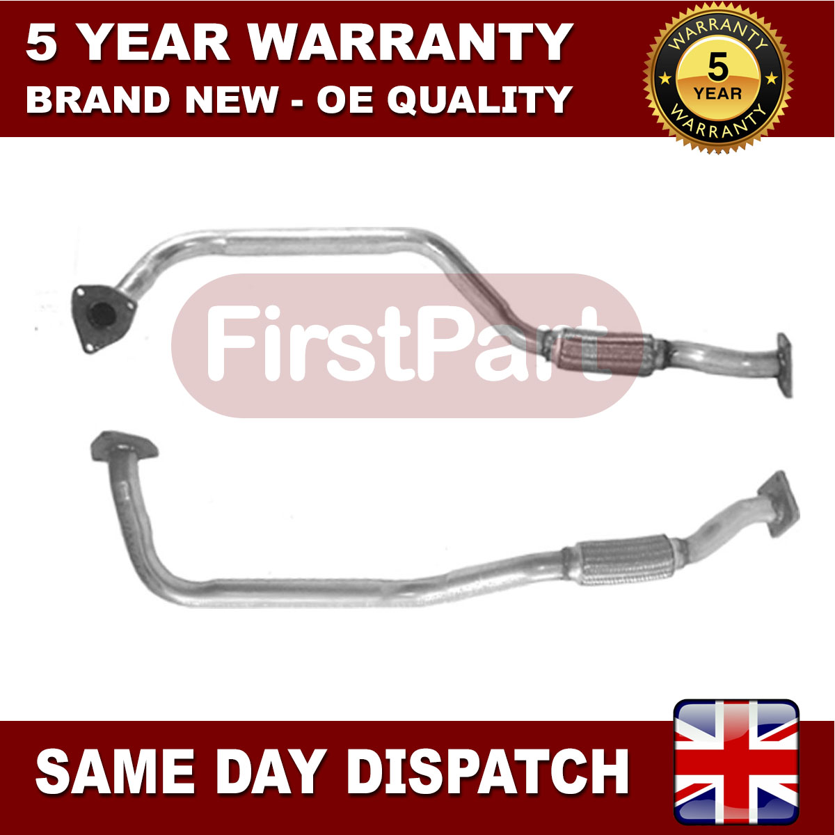 Fits Daewoo Nexia 1997-1997 1.5 FirstPart Front Exhaust Pipe Euro 2 #1 ...