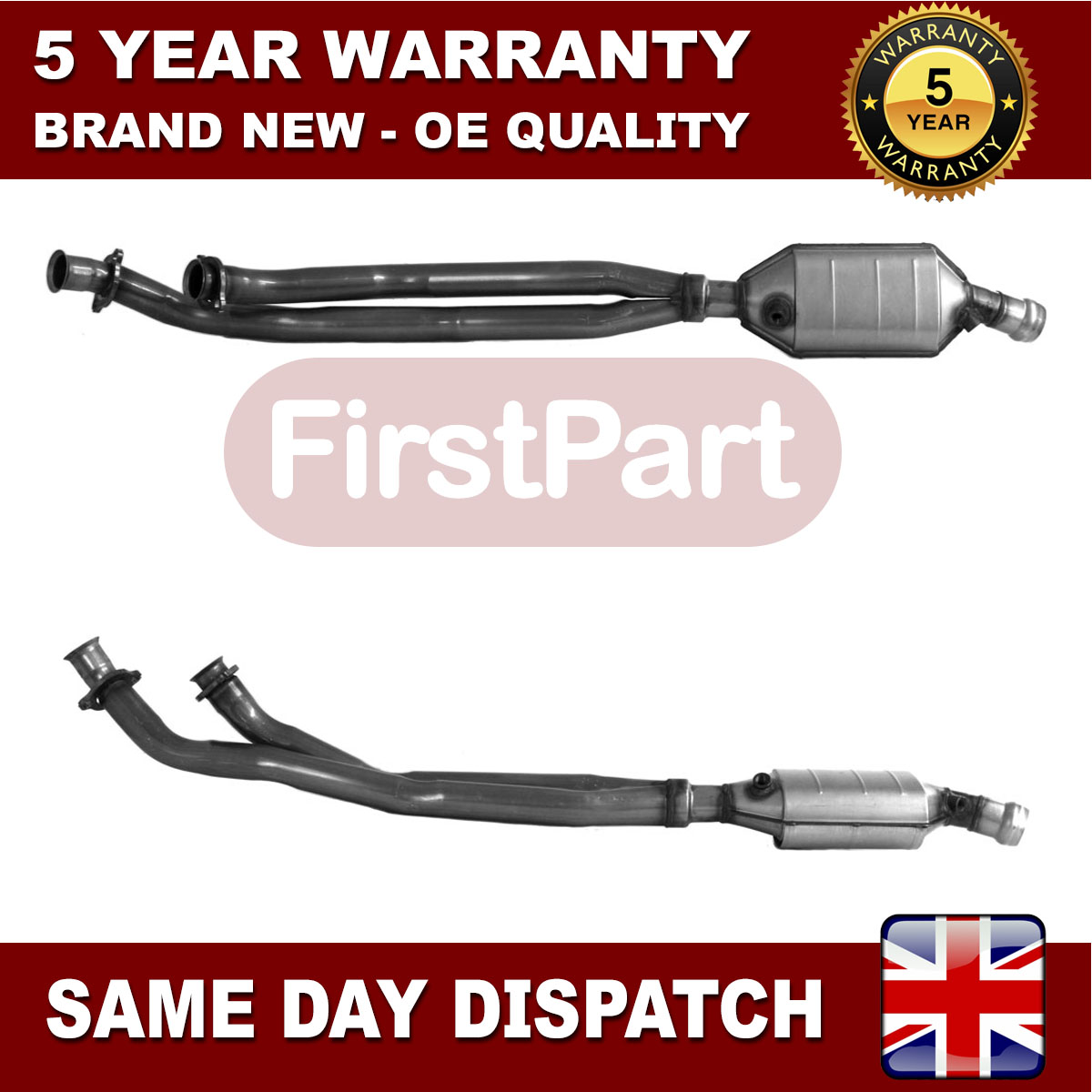 Fits Volvo 960 V90 S90 2.5 2.9 FirstPart Catalytic Converter Euro 2 ...