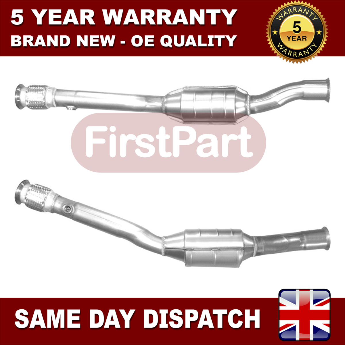 Fits Peugeot 406 1999-2000 2.0 FirstPart Catalytic Converter Euro 2 #2 ...