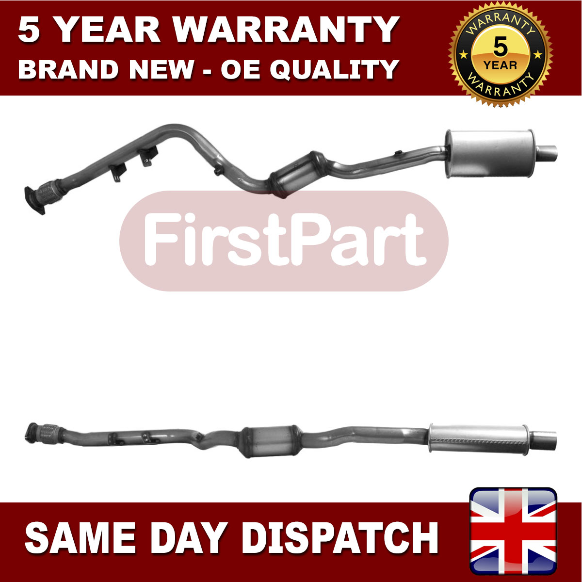 Fits BMW 1 Series 1.6 2.0 FirstPart Rear Catalytic Converter Euro 5 ...