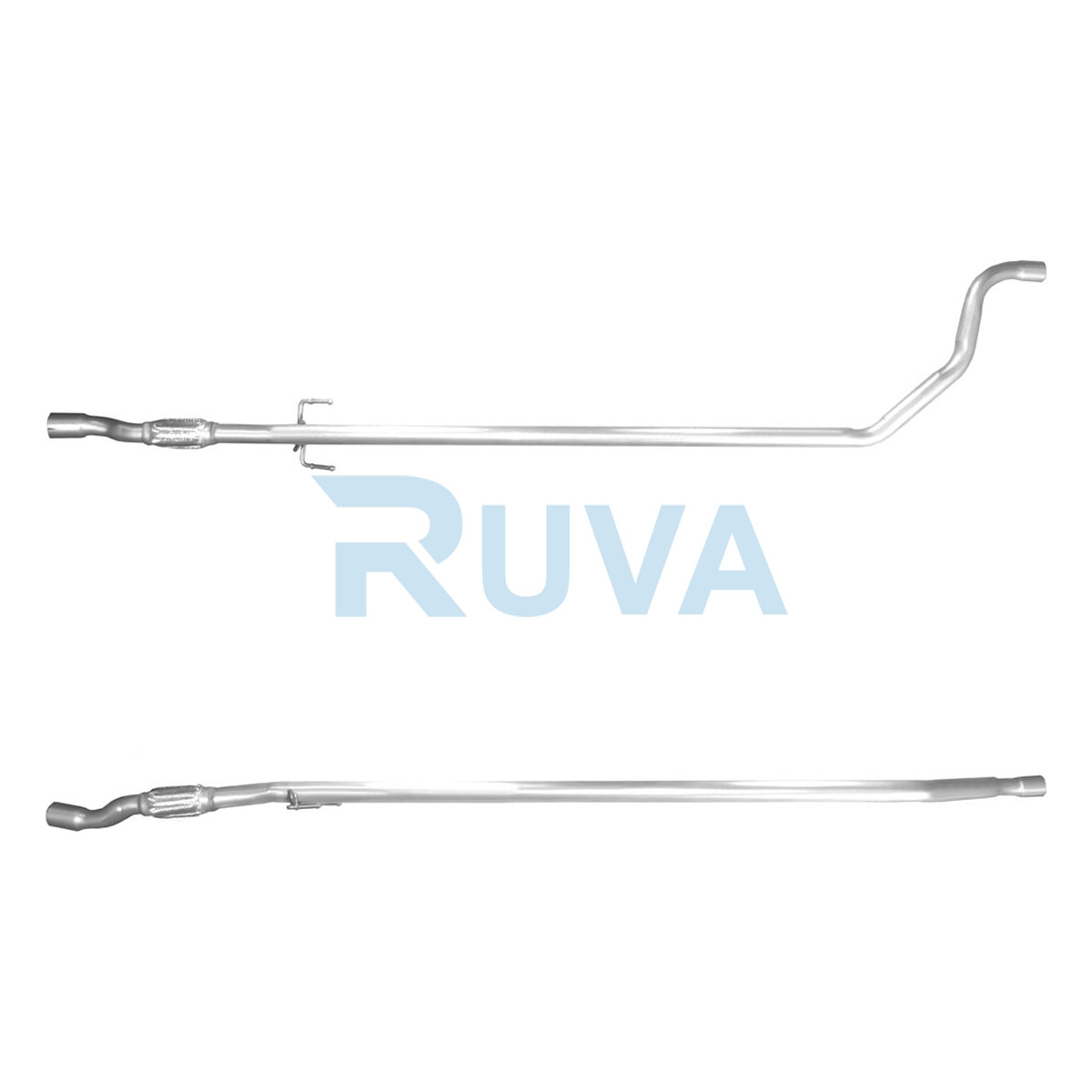 Fits Vauxhall Corsa Corsavan 1.2 CDTi D Ruva Centre Exhaust Pipe Euro 4 ...