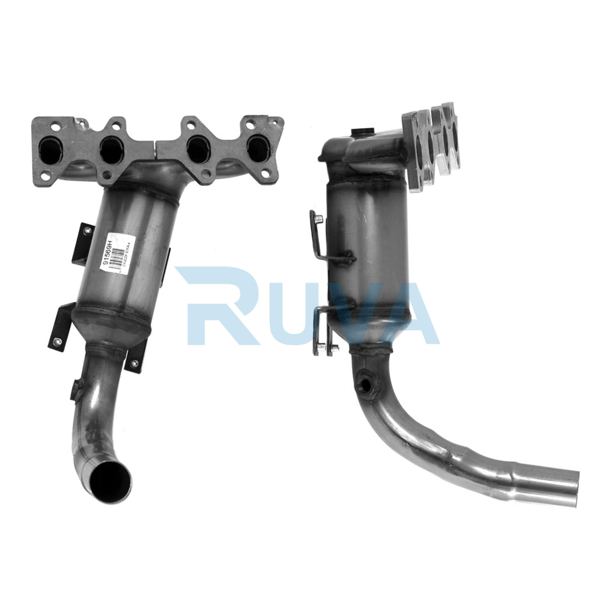 Fits Fiat 500 Ford Ka 1.2 Ruva Front Catalytic Converter Euro 4 ...