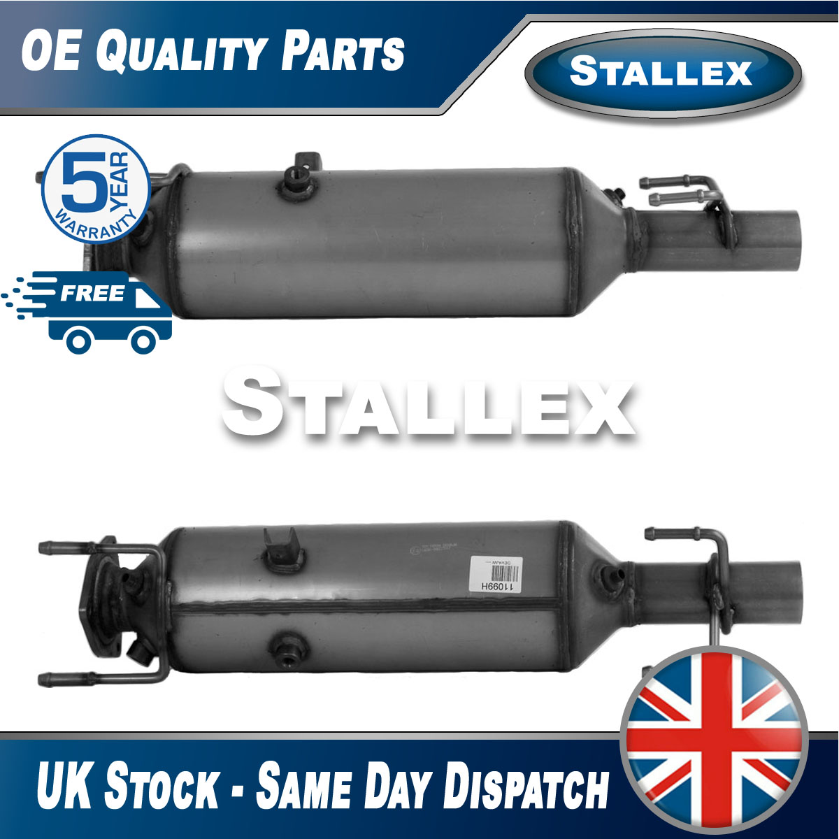 Fits Fiat Ducato 2006-2010 Premium Diesel Particulate Filter DPF Euro 4 ...