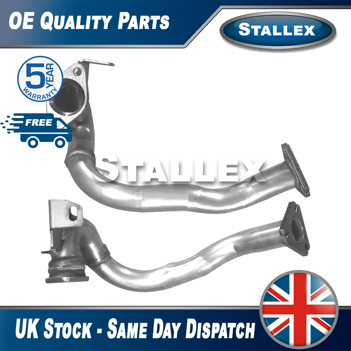 Fits Peugeot 106 Citroen Saxo AX 1.5 D Exhaust Pipe Euro 2 Front ...