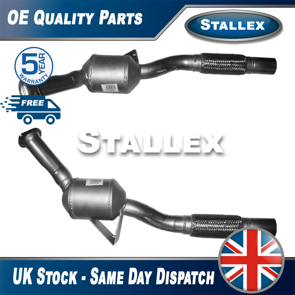 Fits Mercedes Sprinter 1997-2001 2.9 D Catalytic Converter Euro 2 ...