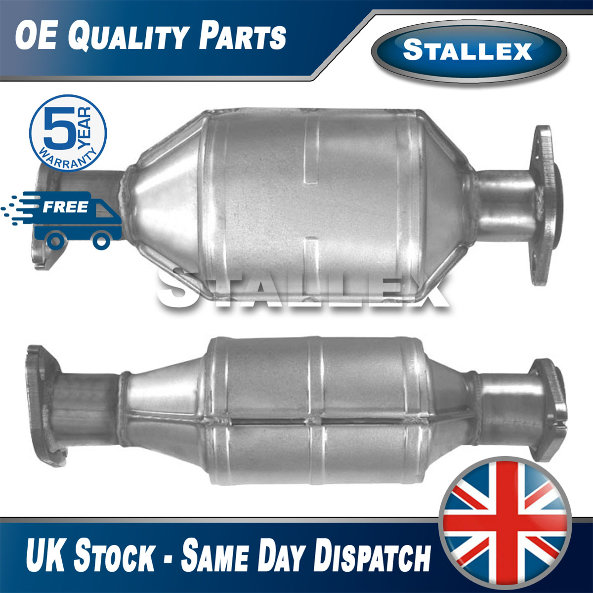 Fits Proton Mpi 1992-1996 1.5 Catalytic Converter Euro 2 Stallex ...