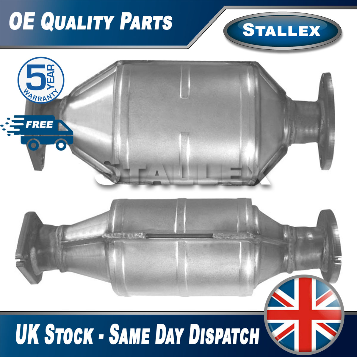 Fits Daihatsu Sportrak 1990-1993 1.6 Catalytic Converter Euro 2 Stallex ...