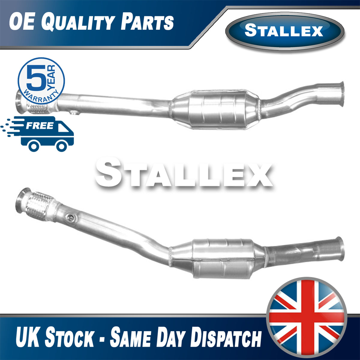Fits Peugeot 406 1999-2000 2.0 Catalytic Converter Euro 2 Stallex #2 ...