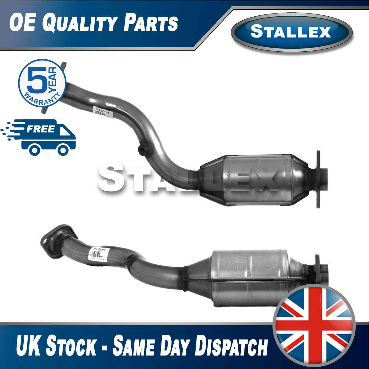 Fits Nissan Qashqai 2.0 Catalytic Converter Euro 5 Rear Stallex ...