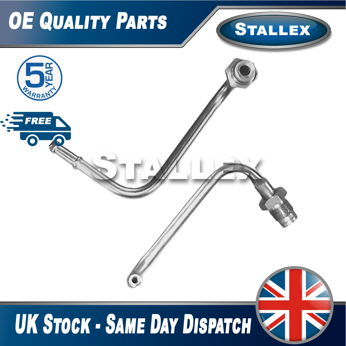 Fits VW Transporter Multivan DPF Pressure Sensor Pipe Euro 4 Stallex #1 ...