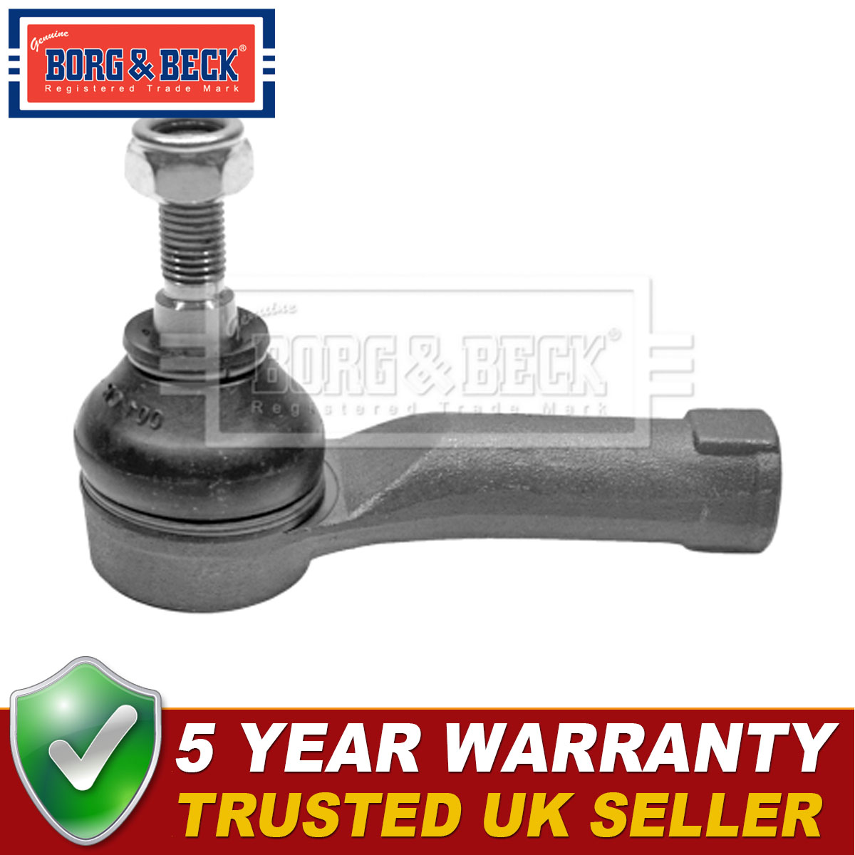 Borg & Beck Front Left Outer Tie Rod End Fits Nissan Micra Renault Clio ...