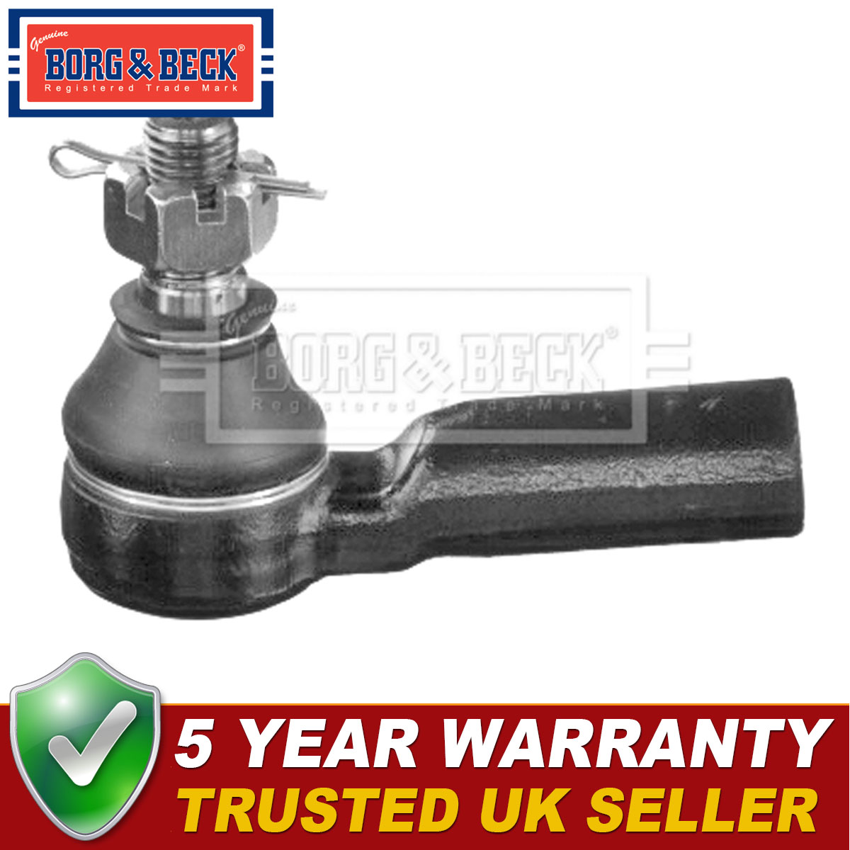 Borg & Beck Front Outer Tie Rod End Fits Toyota Hilux 2015- 2.4 D ...