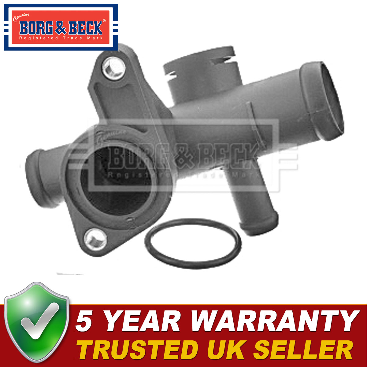 Borg & Beck Coolant Flange Fits Audi A3 TT Skoda Octavia VW Golf 1.8 ...