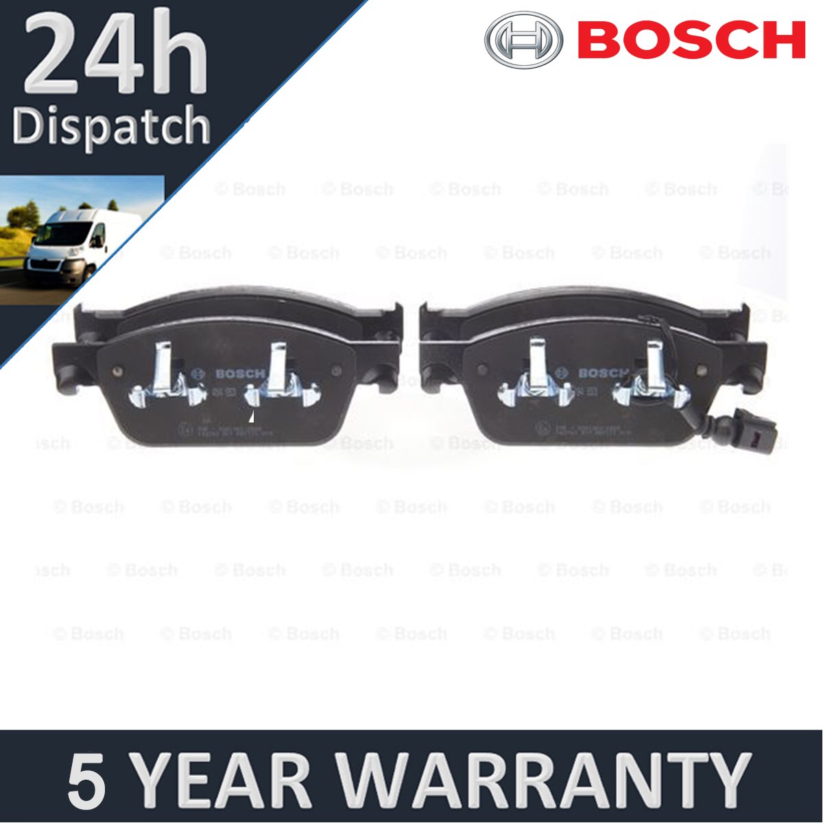 Fits VW Transporter 2009-2019 2.0 TDi + Other Models Bosch Front Brake ...