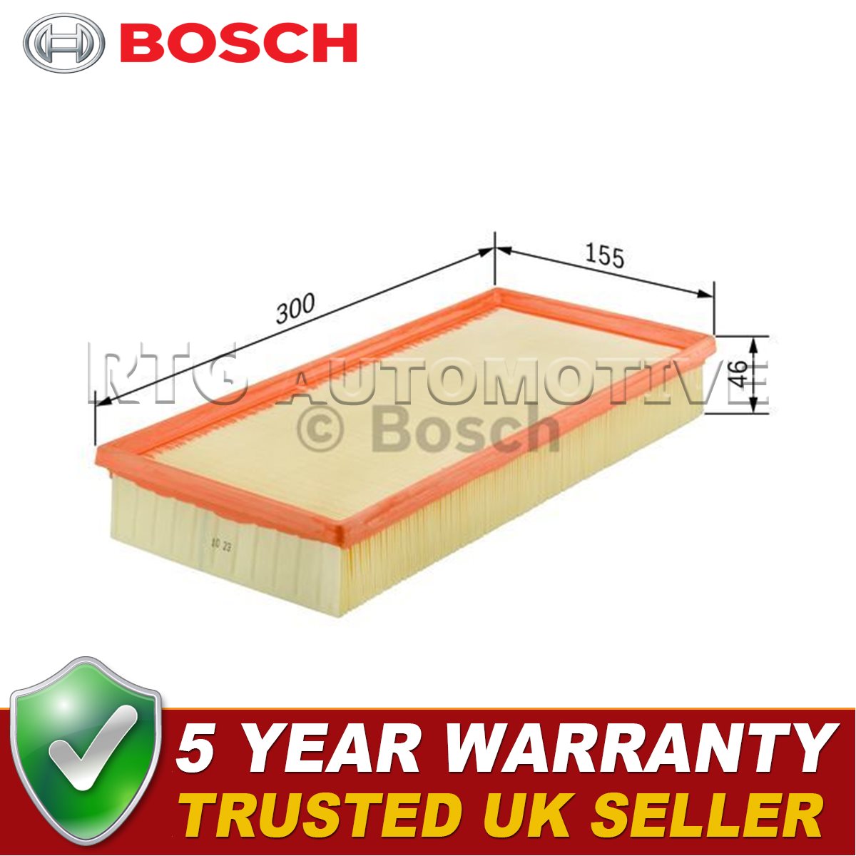 Bosch Air Filter Fits VW Polo Seat Ibiza Skoda Fabia 1.2 03E129620 | eBay