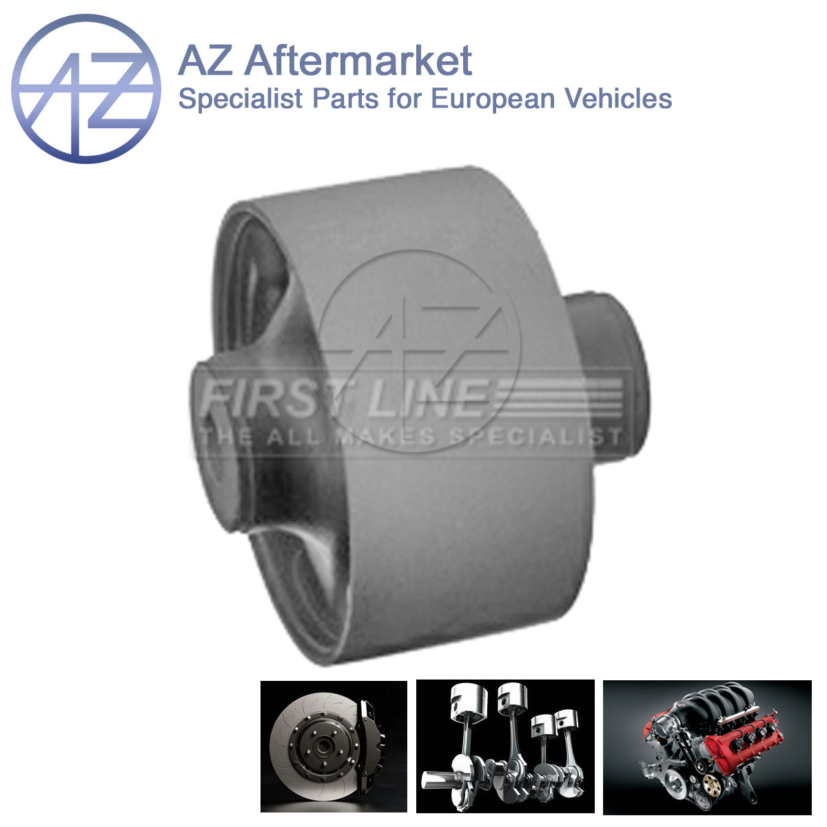 Fits Mitsubishi Lancer 2003-2013 1.6 2.0 AZ Track Control Arm Bush #1 ...