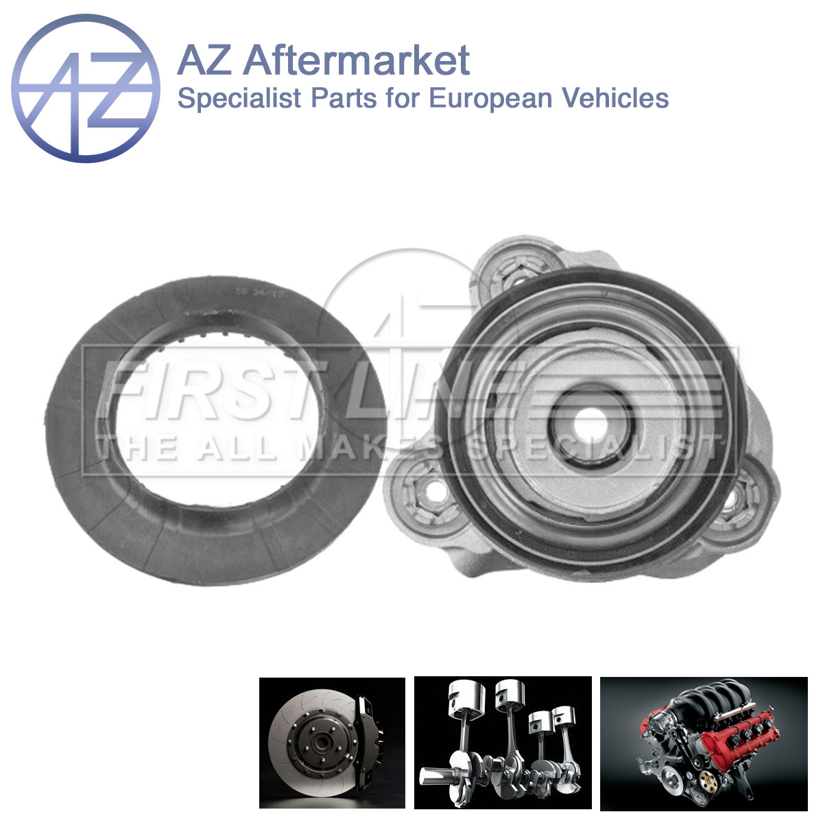 Fits Peugeot Boxer Citroen Relay 2.0 HDi AZ Strut Top Mount #1 ...