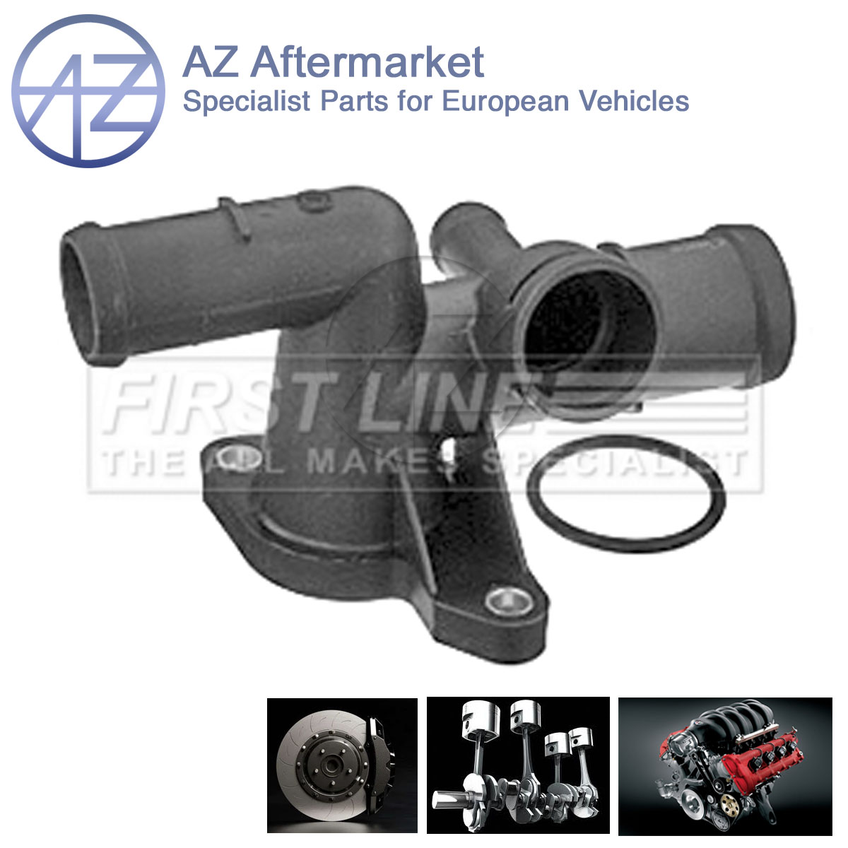 Fits VW Golf 1997-2006 Skoda Octavia 1996-2010 1.8 AZ Coolant Flange ...