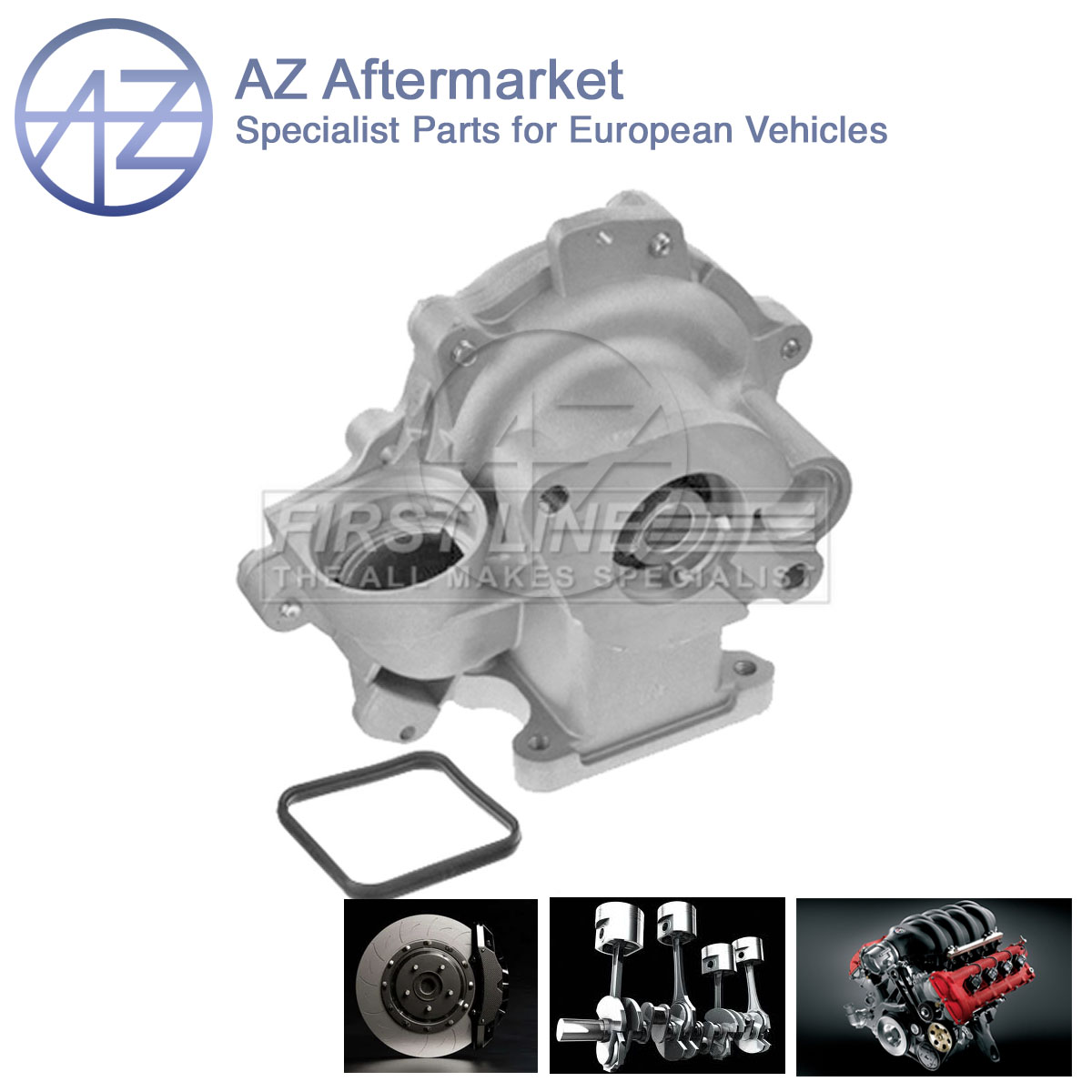 Fits BMW 3 Series 1 Z4 5 X3 X5 X1 1.6 1.8 1.9 2.0 3.0 AZ Water Pump ...