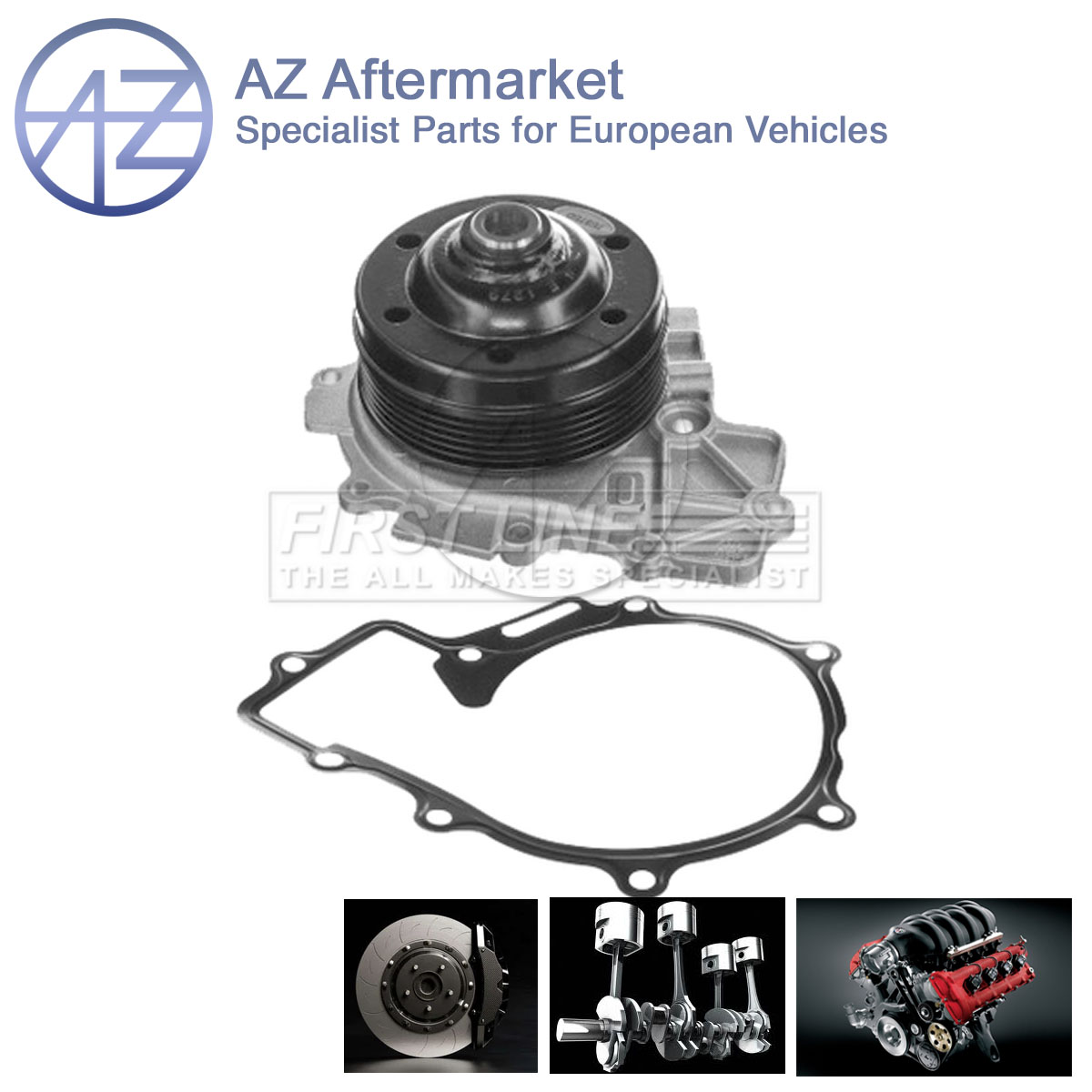 Fits Mercedes Vito 2010- Viano 2010- 2.1 CDi AZ Water Pump #2 ...