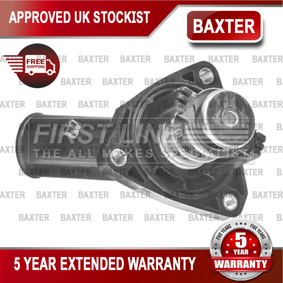 Fits Toyota Land Cruiser Prado 2002- 4.0 Baxter Thermostat Coolant ...