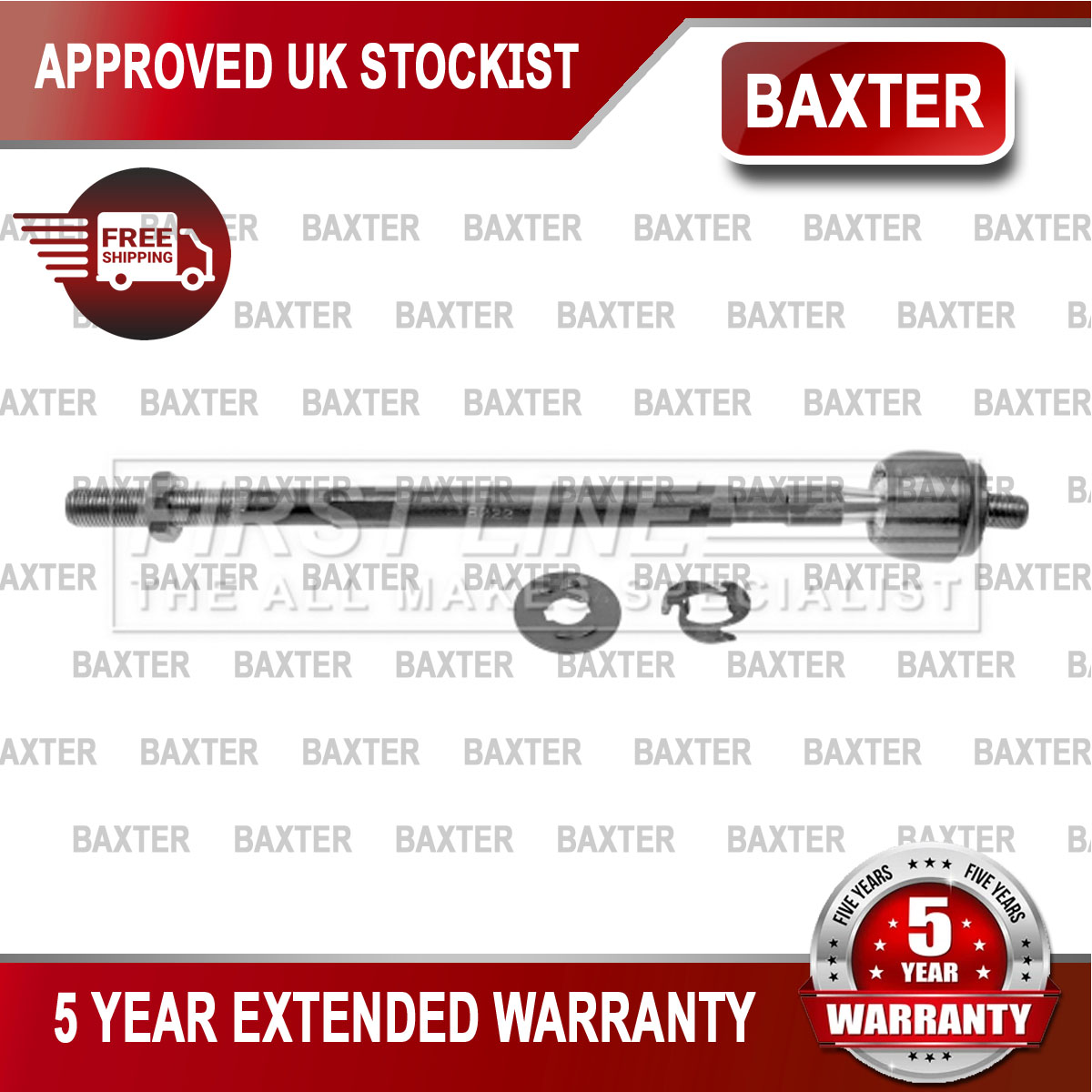 Fits Renault Clio 1998- Kangoo 1997- Baxter Tie Rod End #2 4852100QAA ...