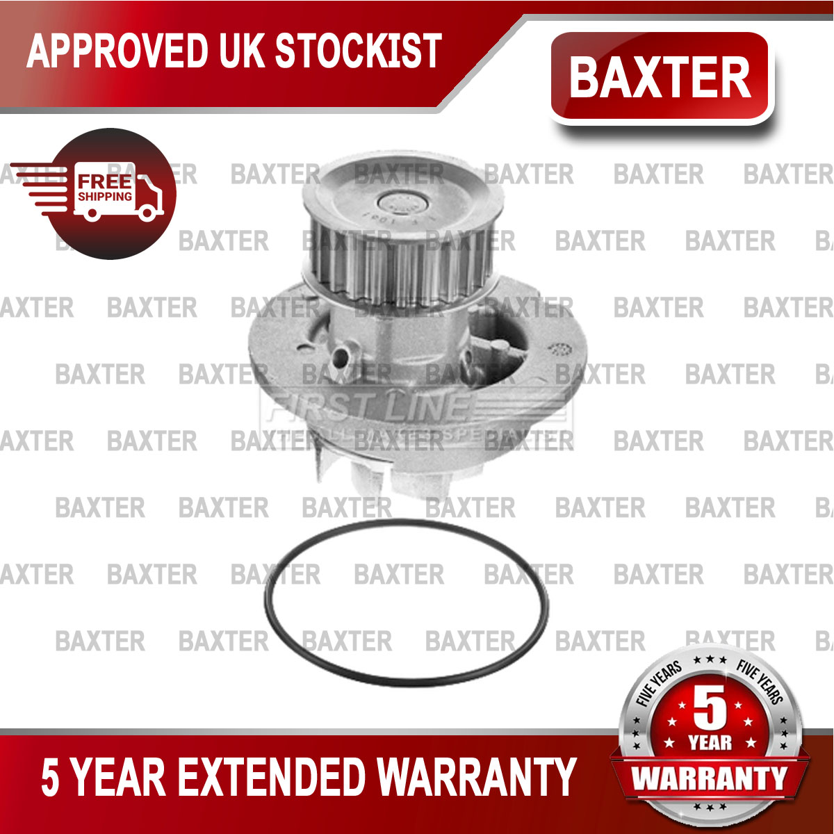Fits Daewoo Nubira Chevrolet Lacetti 1.6 1.8 2.0 Baxter Water Pump ...