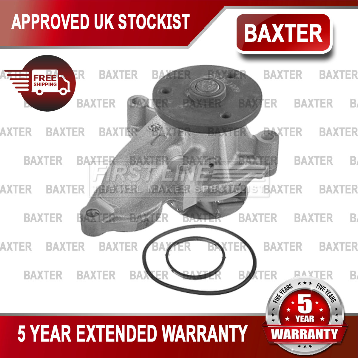 Fits Kia Cee'D Rio Soul Pro Cee'D Venga Hyundai i30 Baxter Water Pump ...