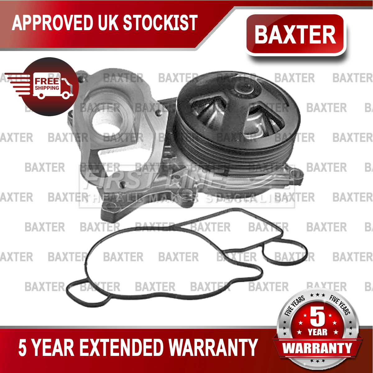 Fits BMW 3 Series 5 1 X3 2 4 X1 1.6 D 2.0 2.5 3.0 Baxter Water Pump ...