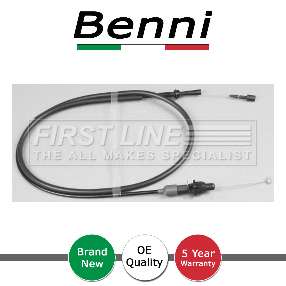 Cavo Acceleratore Acceleratore Benni adatto a Ford Sierra 1982-1984 2.3 6130796