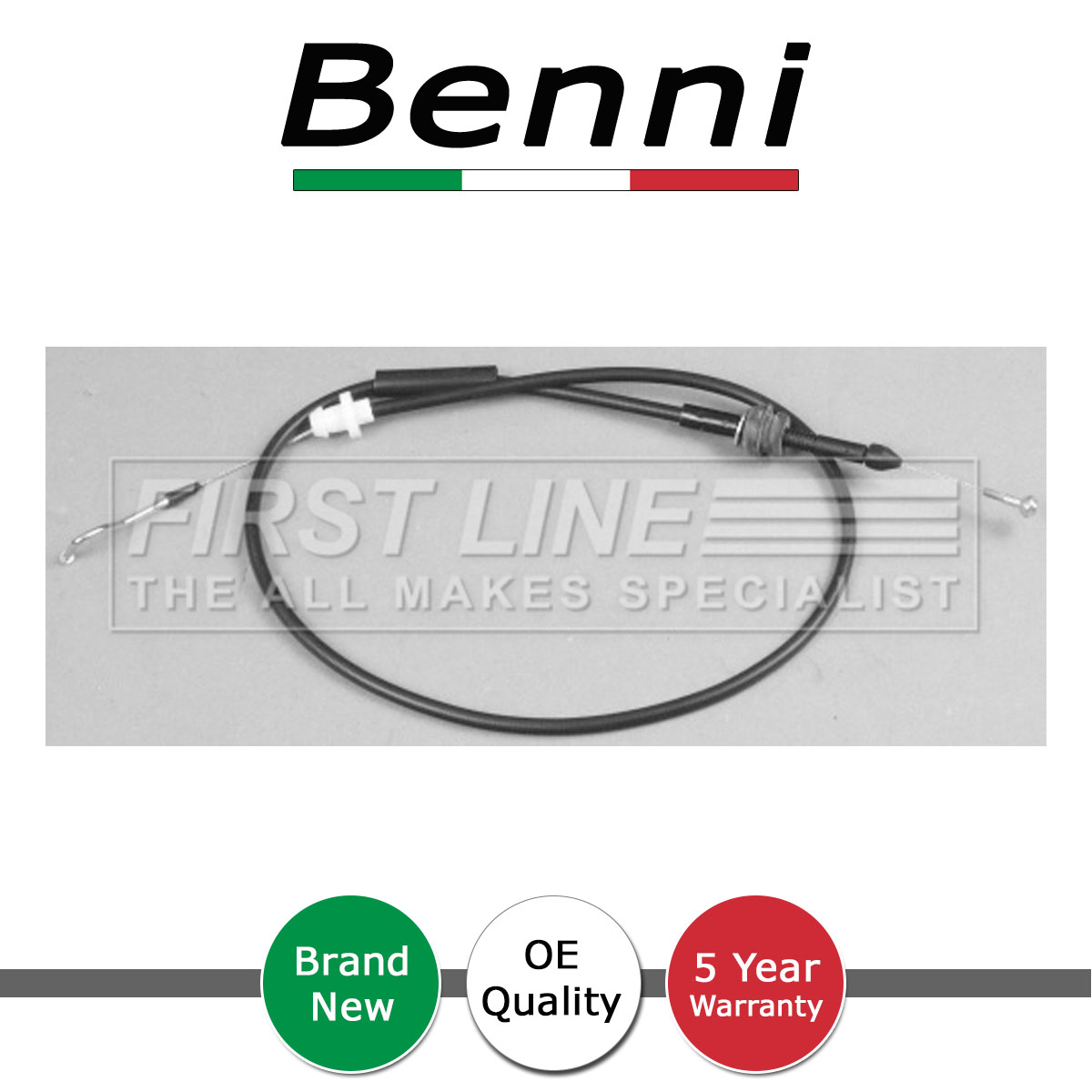 Cavo frizione acceleratore Benni adatto a VW Golf 1977-1983 1.5 171721555T