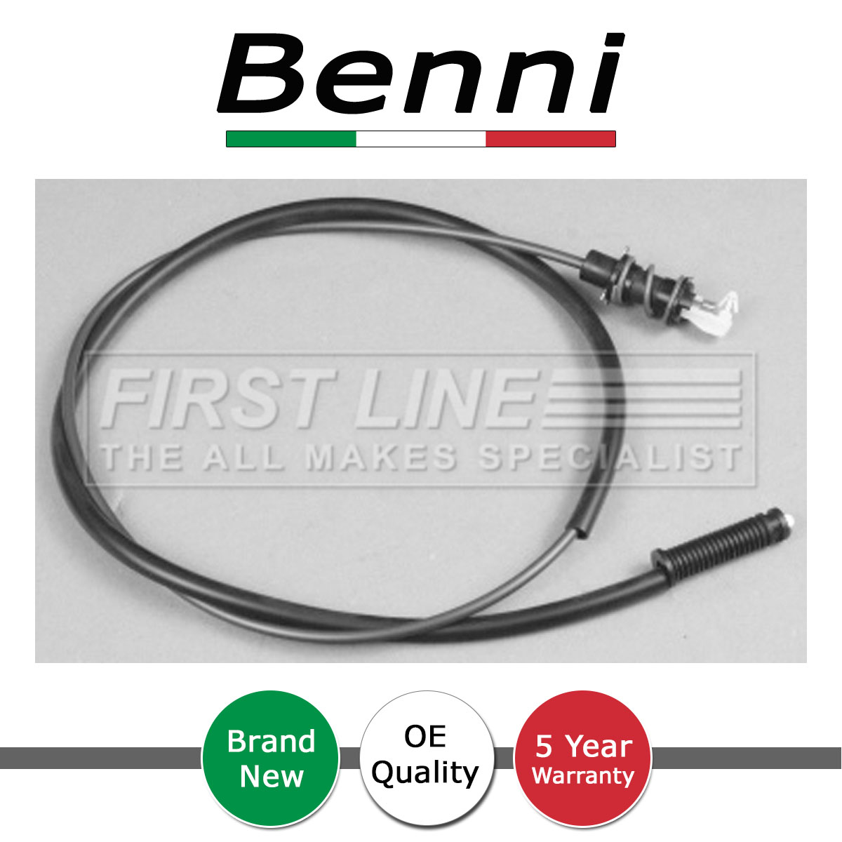 Cavo Acceleratore Acceleratore Benni Adatto a Citroen BX 1983-1994 1.8 D TD 1.9