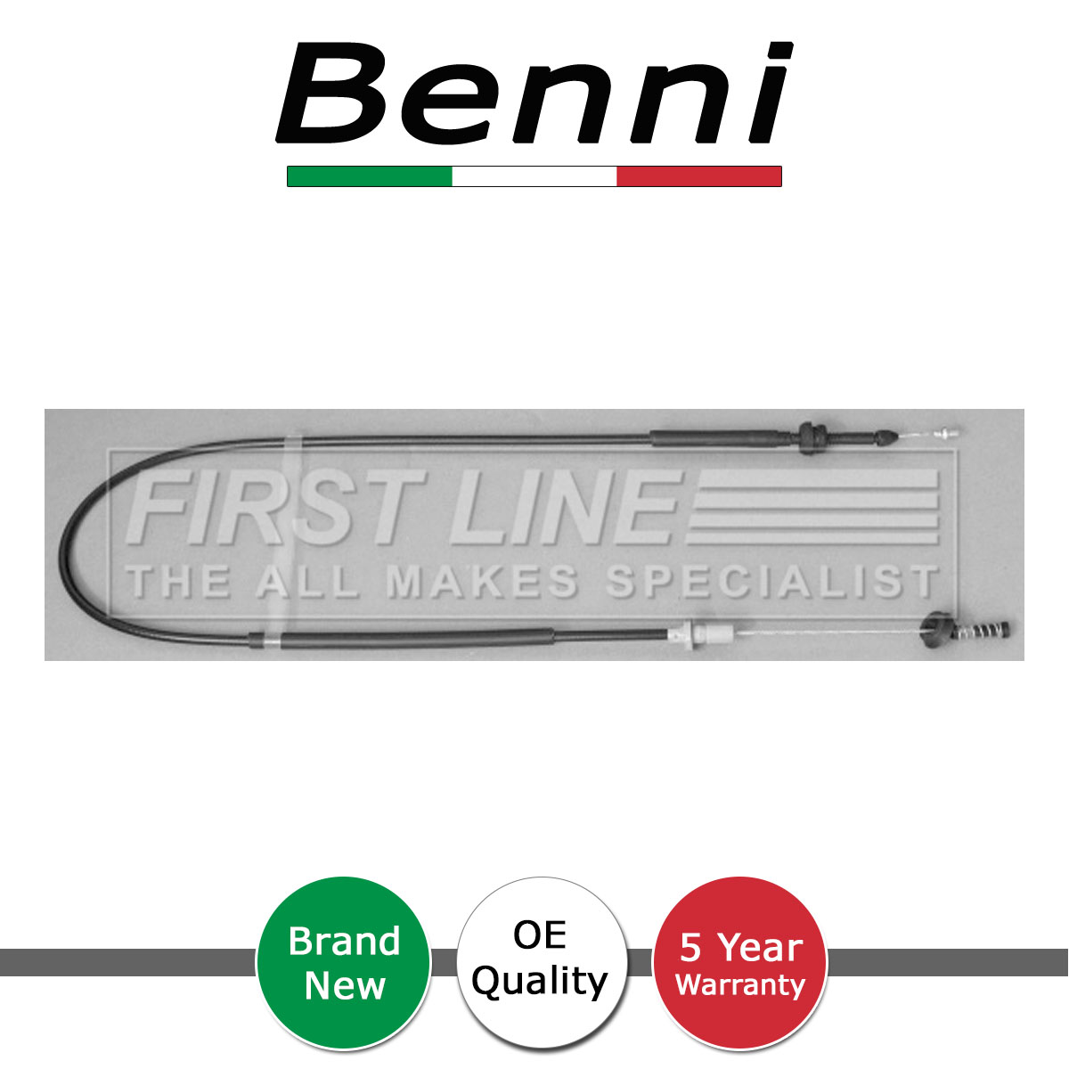 Cavo frizione acceleratore Benni adatto a VW Maggiolino da golf Skoda Octavia 1,8