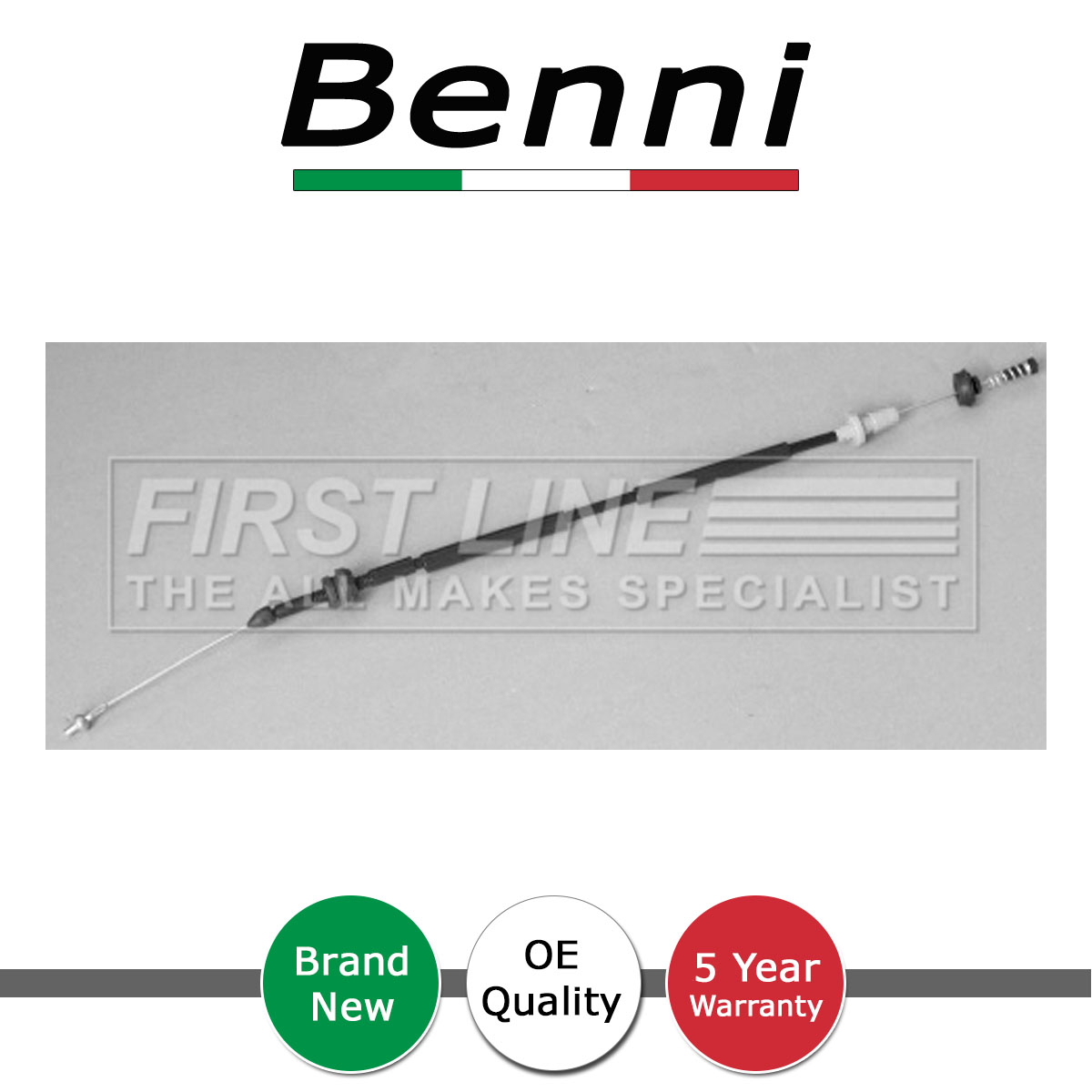 Cavo frizione acceleratore Benni si adatta al sedile Arosa VW Polo Lupo 1.4 1.6