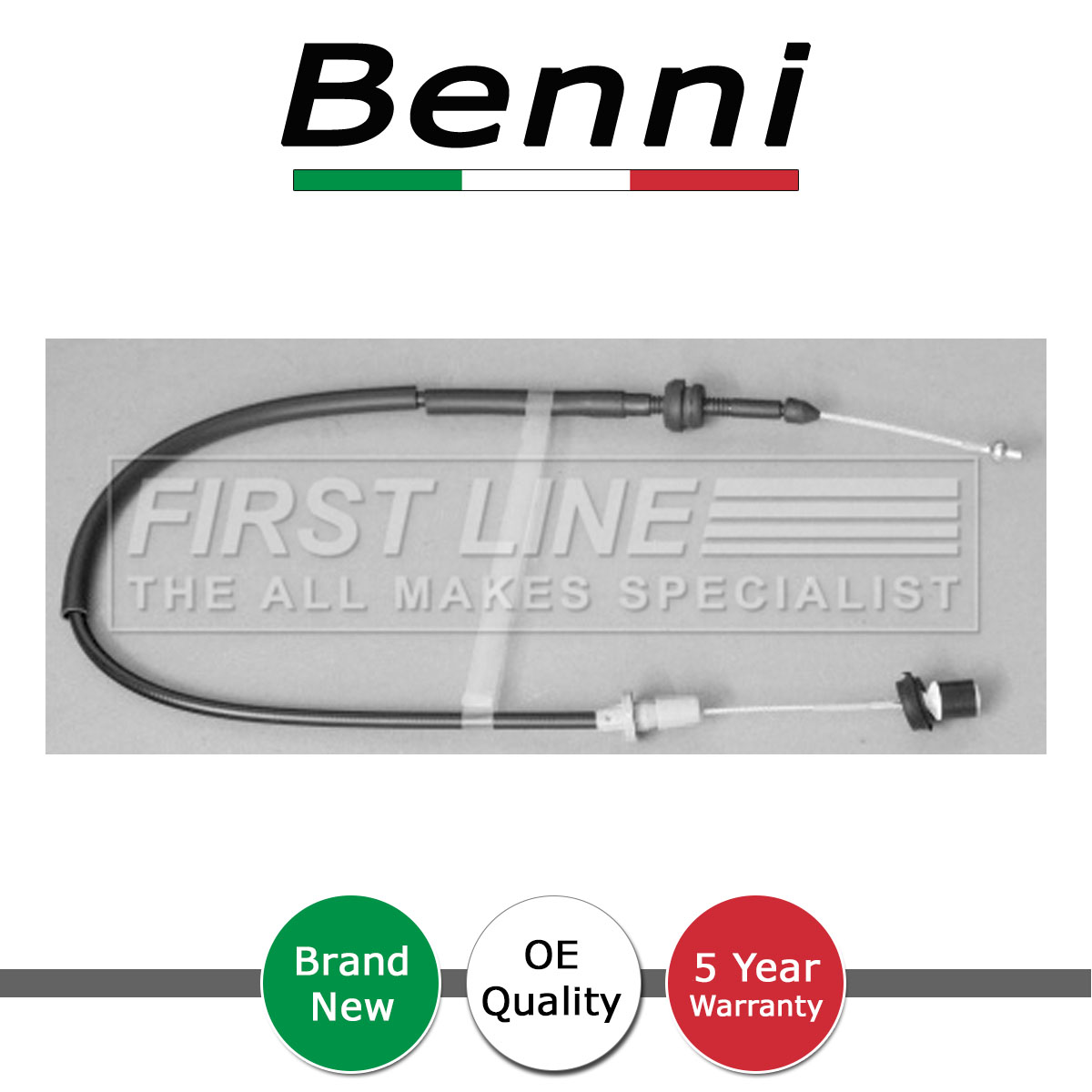 Cavo frizione acceleratore Benni adatto a VW sedile da golf Ibiza Cordoba 1.6 2.0