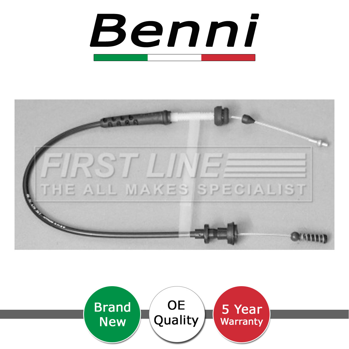 Cavo frizione acceleratore Benni adatto a VW Golf 1991-1997 1.4 1.6 1H0721555T