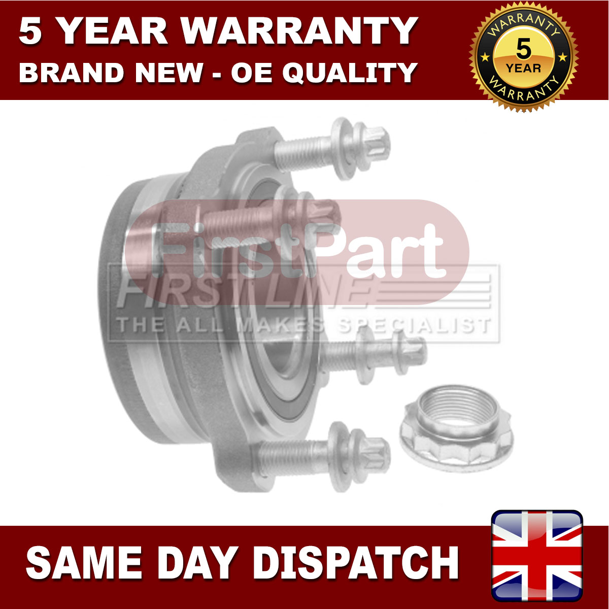 Fits BMW X5 X6 2.0 D 3.0 4.4 4.8 FirstPart Rear Wheel Bearing Kit ...