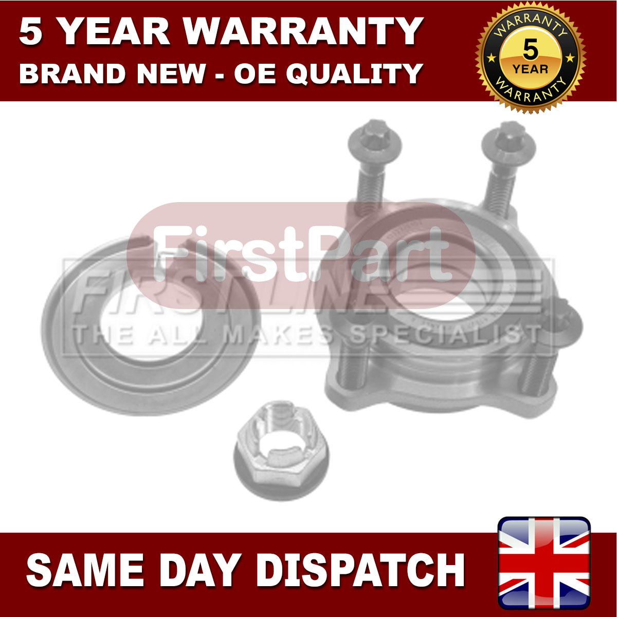 Fits Renault Clio Megane 2.0 FirstPart Front Wheel Bearing Kit ...