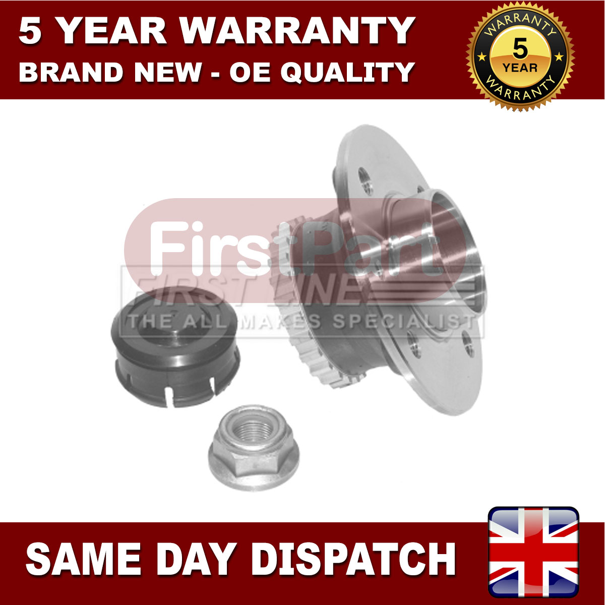 Fits Renault Kangoo 1997- FirstPart Rear Wheel Bearing Kit #2 ...