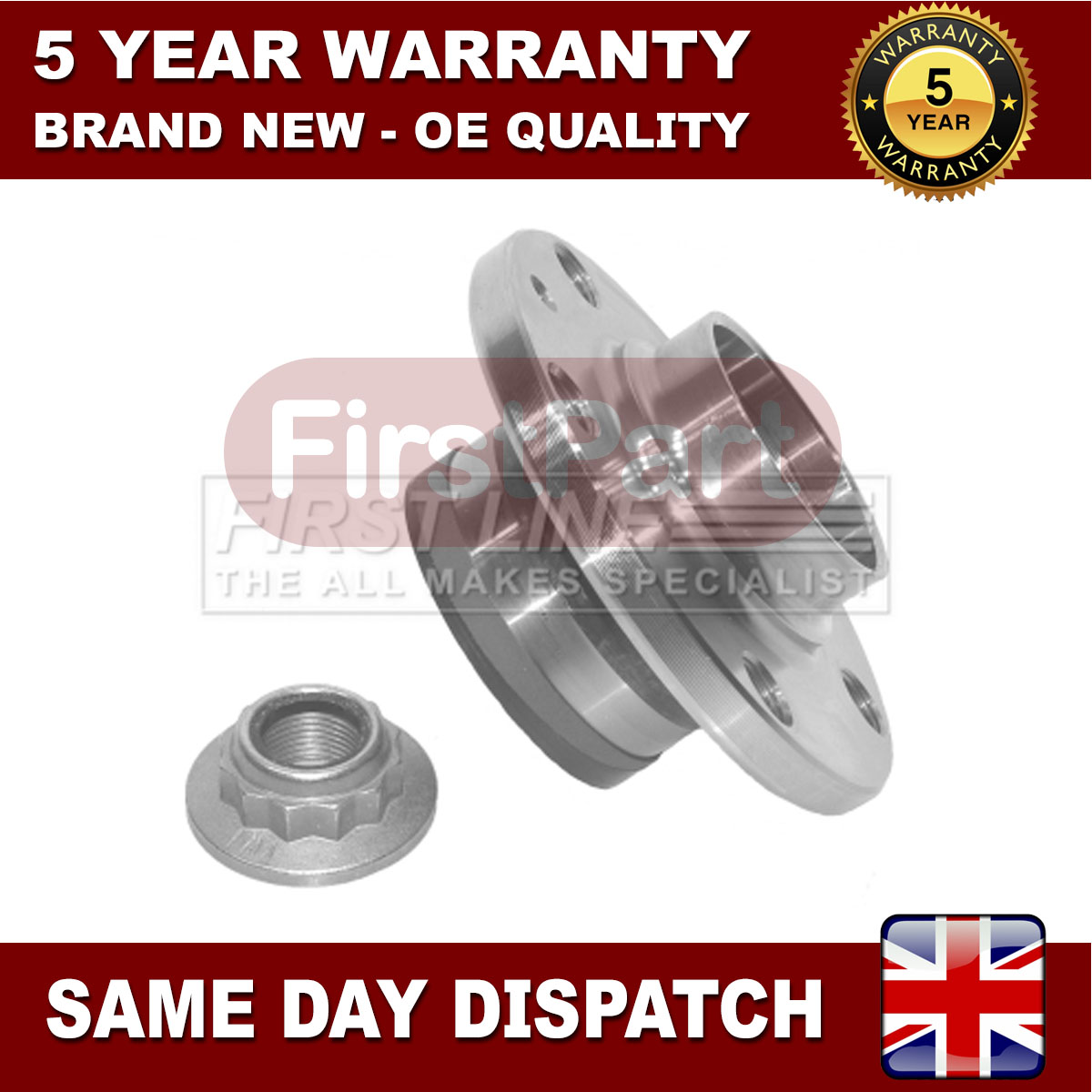 Fits Polo A1 Ibiza Fabia FirstPart Front Rear Wheel Bearing Kit ...