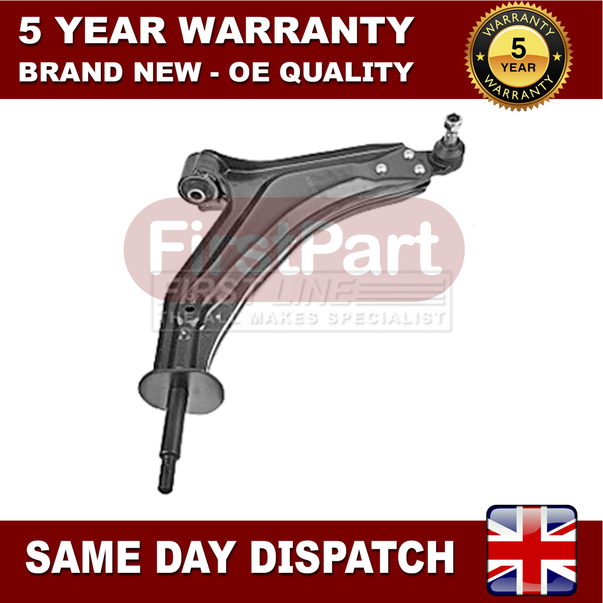 Fits Land Rover Freelander FirstPart Front Right Lower Track Control ...