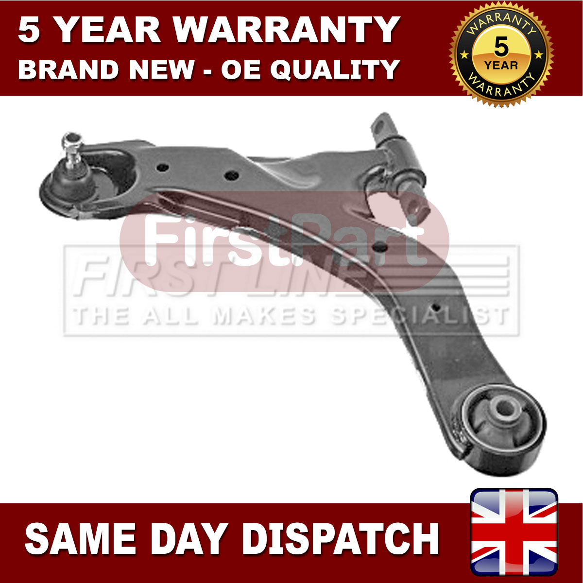 Fits Hyundai Coupe Kia Cerato FirstPart Front Left Lower Track Control ...