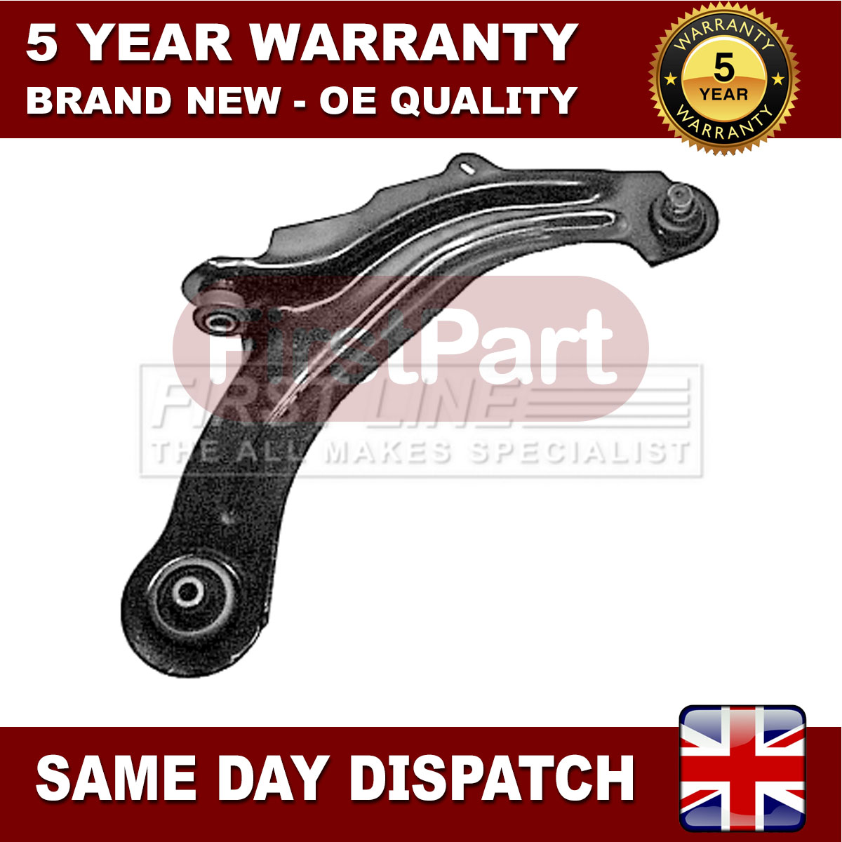 Fits Renault Megane Scenic Captur FirstPart Front Right Lower Track ...