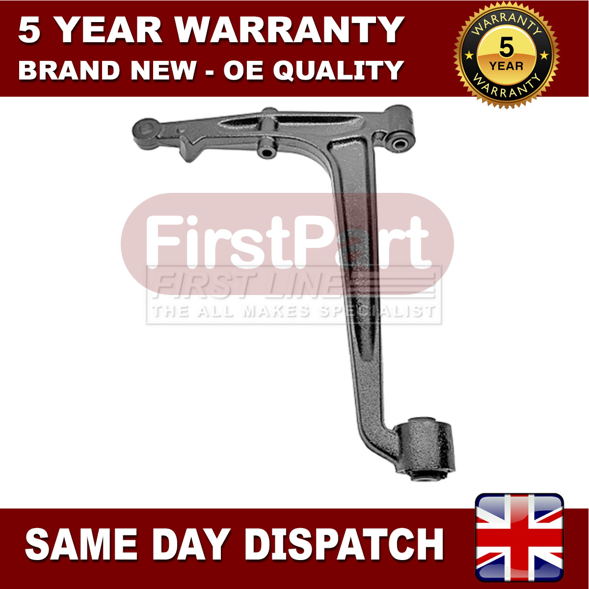 Fits VW Transporter 1990-2003 FirstPart Front Left Lower Track Control ...