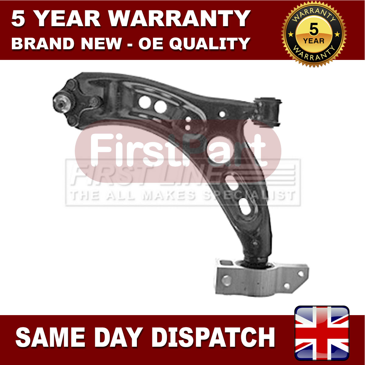 Fits VW Tiguan Passat CC FirstPart Front Left Track Control Arm #2 ...