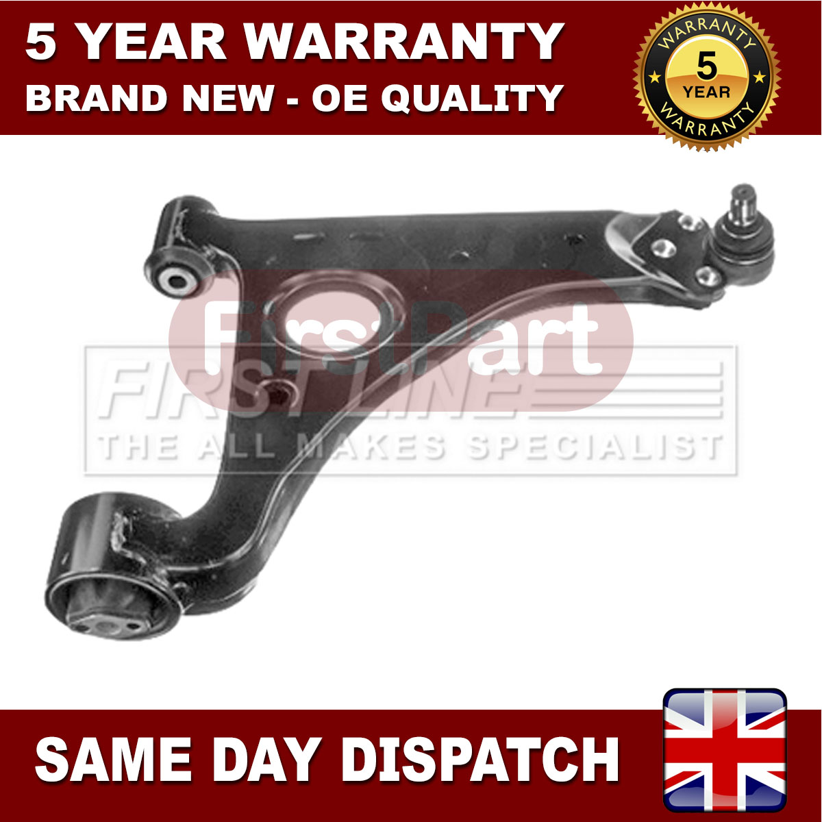 Fits Vauxhall Mokka 2012- FirstPart Front Right Lower Track Control Arm ...